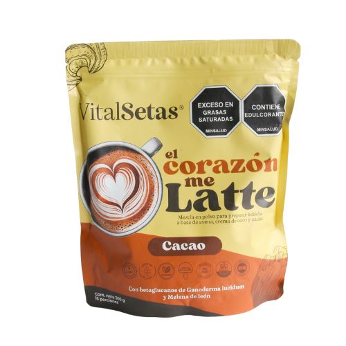 Lattes y Café VitalSetas: Cacao, Leche Dorada, Matcha Etiquetado ...